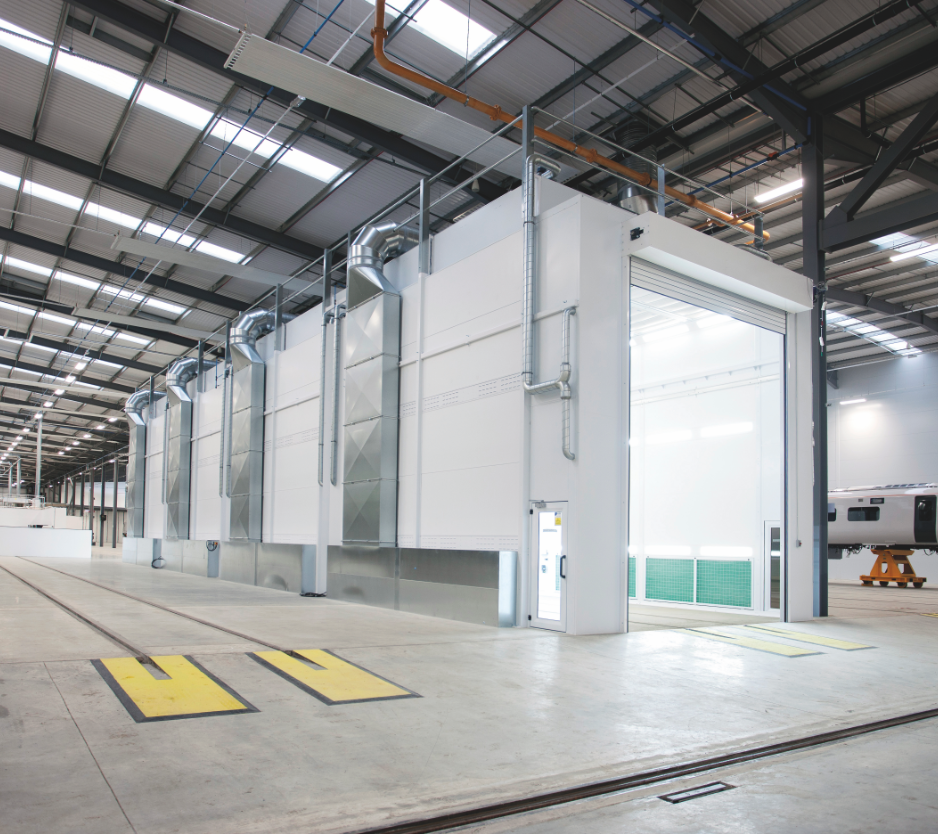 Junair's Electrically-Powered, Carbon Neutral Spray Booth - Junair